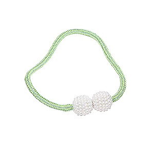 BESPORTBLE 2 Pcs Drapery tie Backs Window tiebacks Shower Curtain tie Backs Rope Curtain holdbacks Window Treatments Curtains Curtain tiebacks Curtain Rope tie Backs Magnet Fasteners