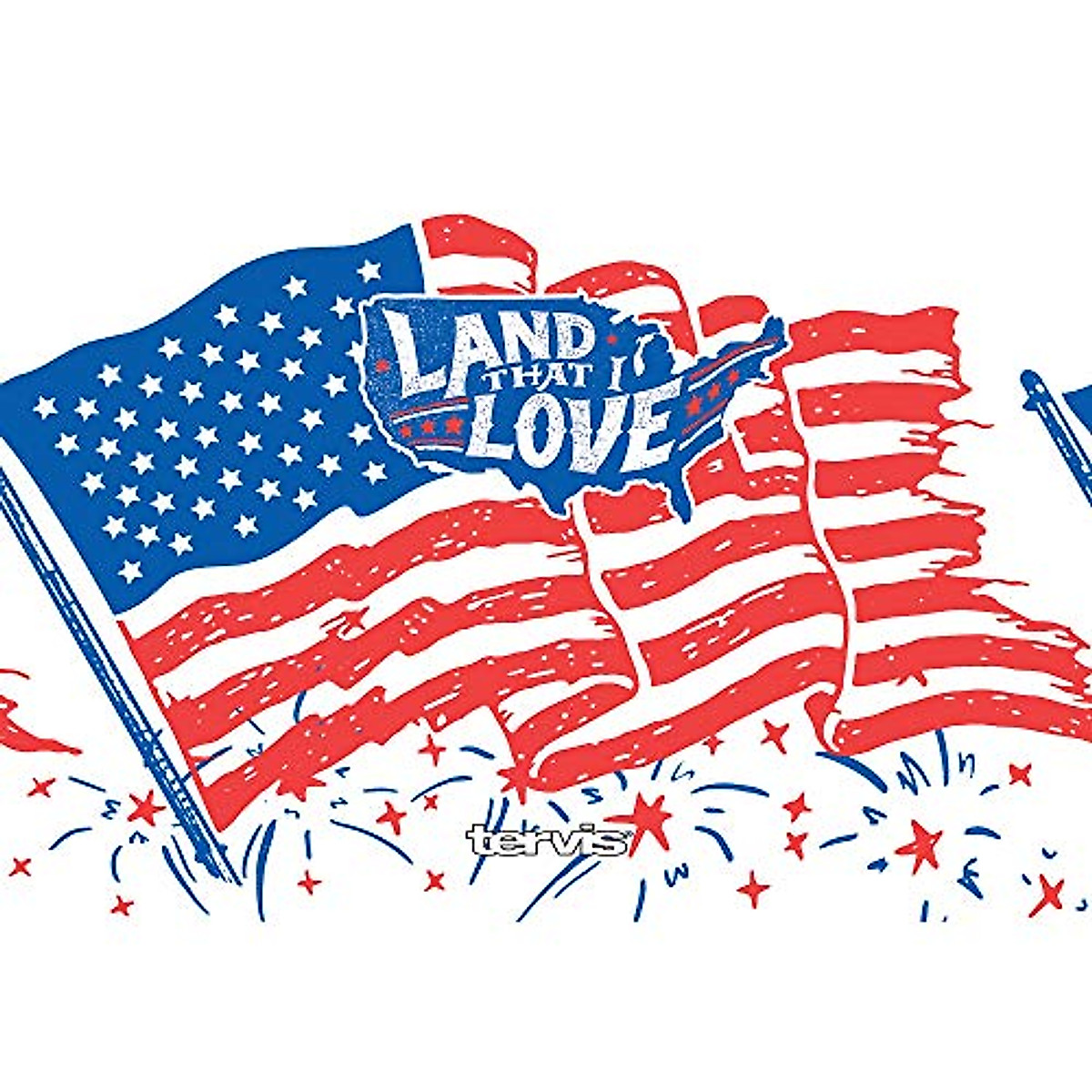 Tervis Land That I Love Triple Walled Insulated Tumbler, 30oz Legacy, Clear and Black Slider Lid