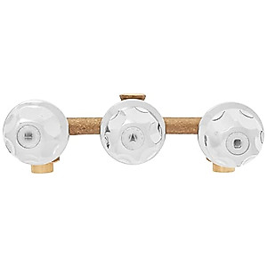 Kingston Brass Elements of Design EF110 Saloon 3-Handle Tub & Shower Faucet, 5', Polished Chrome