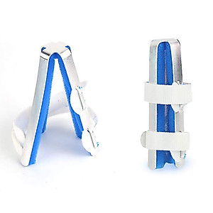 3pcs Aluminum Alloy Finger Splint Finger Protector Splint Finger Brace Finger Protector Brace Finger Splint Brace Finger Fixing Splint Finger Support Brace
