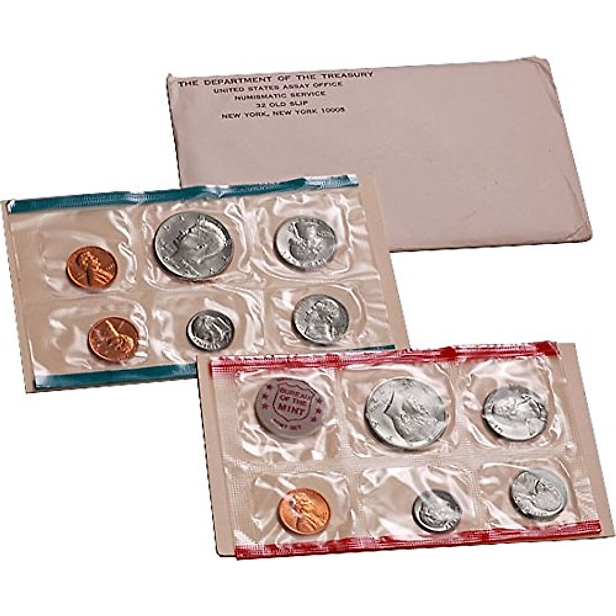 1972 P, D U.S. Mint - 11 Coin Uncirculated Set with Original Government Packaging Uncirculated