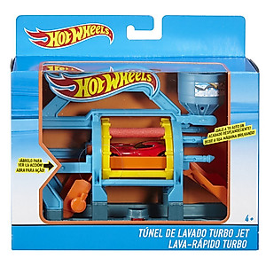 Hot Wheels Turbo Jet Car Wash Playset Vehicle