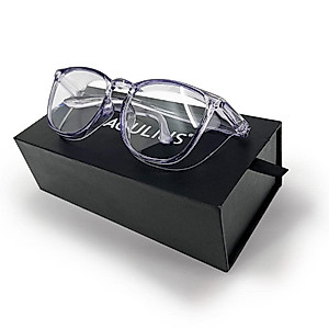 Aqulius 2 Pack Stylish Safety Glasses Goggles Anti Fog, Scratch Resistant, Safety Glasses for Women, Blue Light, Glasses for Nurses