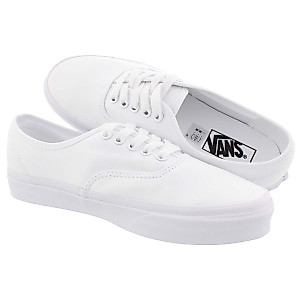 Vans U Authentic, Unisex Adultsââ‚¬â„¢ Sneakers True White, 9.5 Women/8 Men