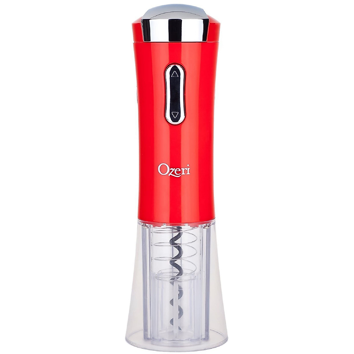 Ozeri Nouveaux II Electric Wine Opener with Foil Cutter, Wine Pourer and Stopper