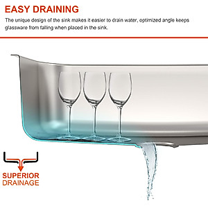 Blenzia 33 Inch Double Bowl Kitchen Sink Topmount 50/50 Drop In 18 Gauge 304 Stainless Steel Sinks with Basket Strainer 33” x 22” x 9”