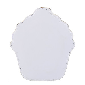 QZUnique Food Shape Cross Body Bag PU Cartoon Purse Ice Cream Sholuder Bag Handbag with Removable Chain