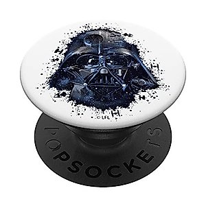 Star Wars Darth Vader Splatter Galaxy Helmet PopSockets PopGrip: Swappable Grip for Phones & Tablets
