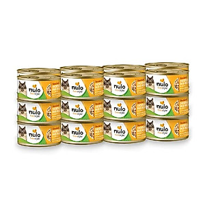 Nulo Freestyle Cat and Kitten Shredded Wet Canned Food, Premium All Natural Grain-Free Wet Cat Food, Protein-Rich with Omega 6 and 3 Fatty Acids to Support Skin Health and Soft Fur