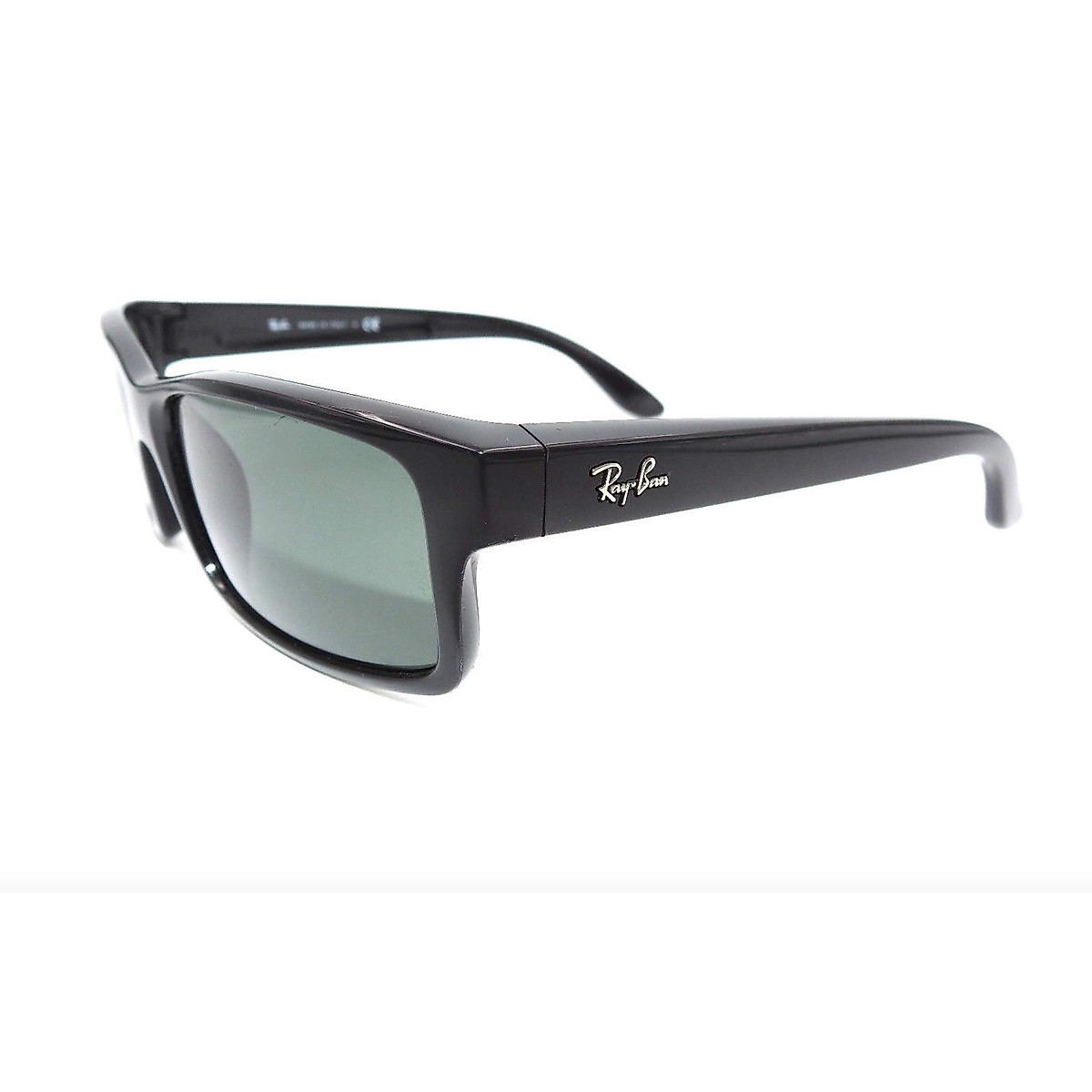 RB4151-601 Sunglasses Black w/Green Lens 59mm