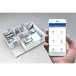Intellinet Network Solutions Mesh Wireless Internet Kit - Includes 1 Router & 2 Extenders - Covers up to 4,500 Sq.Ft. with 2.4 & 5GHz Bands, Optional Guest Network with Touch & Connect Internet Access