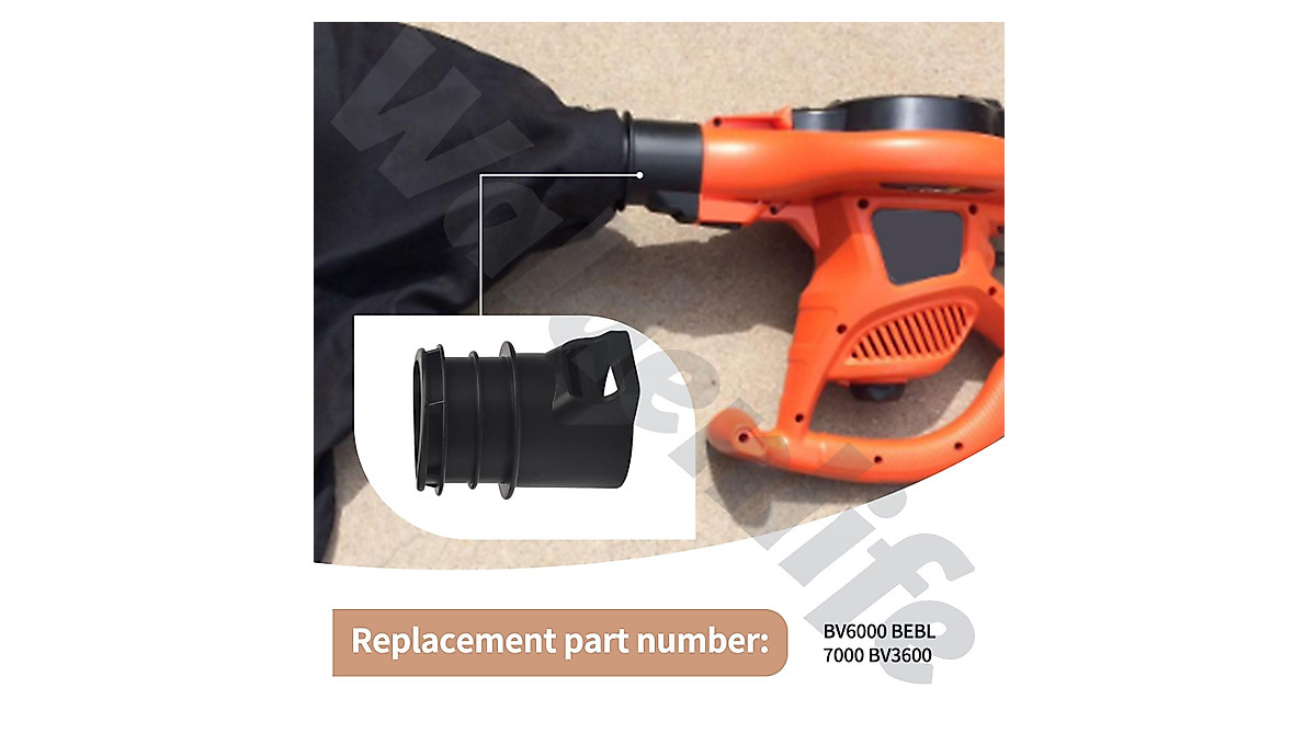 Electric Leaf Blower Adapter Pipe for Black-Decker BV6000, BV3600