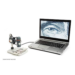 Celestron - 5 MP Digital Microscope Pro - Handheld USB Microscope Compatible with Windows PC and Mac - 20x-200x Magnification - Perfect for Stamp Collecting, Coin Collecting