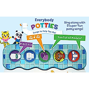 Everybody Potties - Songs To Help You Go! 5-Button Song Children's Board Book, Potty Training (Early Bird Song Books)