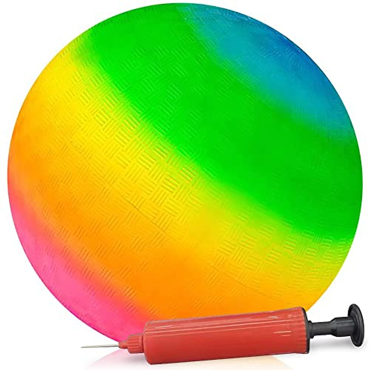ArtCreativity Rainbow Playground Ball - Durable Fun for Kids