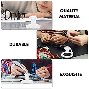 2pcs Pen base Transparent Printing Pen Holder printing brush rack Printing Pen Rack Printing Brush Stand pen storage rack Printing Pen Stand copying board 3d plastic pencil