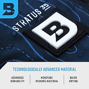 BLUESTORM Stratus 35 Inflatable Life Jacket PFD for Adults (Apex Black) | US Coast Guard (USCG) Approved Automatic Self Inflating Life Vest Preserver with Manual Override