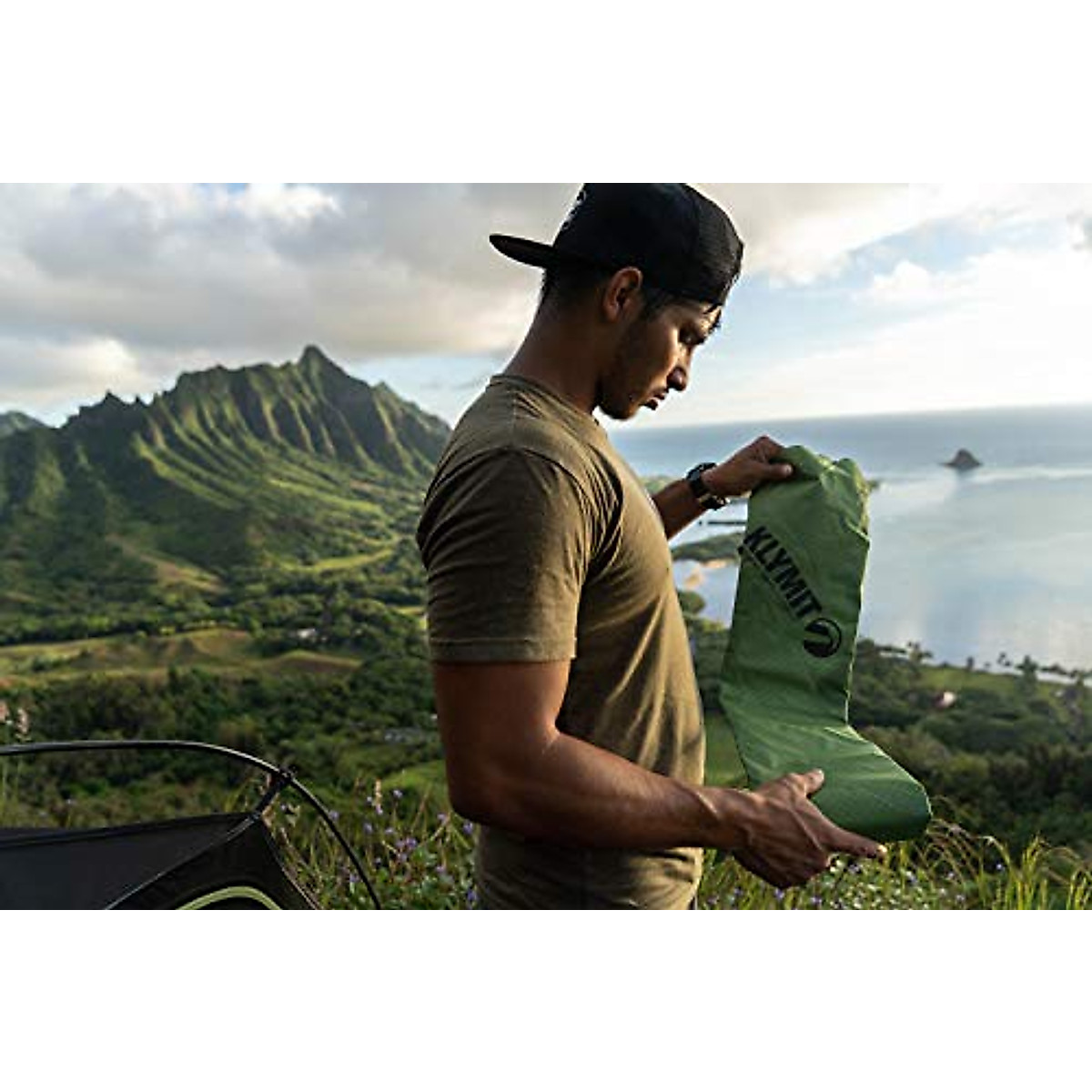 Klymit Static V Inflatable Sleeping Pad for Camping, Lightweight Hiking and Backpacking Air Bed