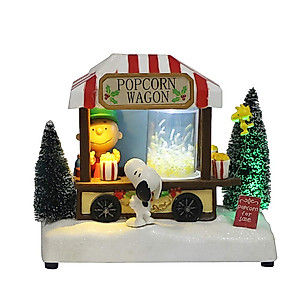 Kurt Adler 7-Inch Battery-Operated Peanuts© LED Musical Table Piece