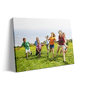 Canvas Prints with Your Photos, Canvas Prints Personalized Great Home Room Decor, Nice Wall Decor Artwork, Personalized Canvas Print Photos for Family Pet Wedding Friends Holiday Birthday Gift, Framed, Record the Beauty of People's Life, the Stage of Grow