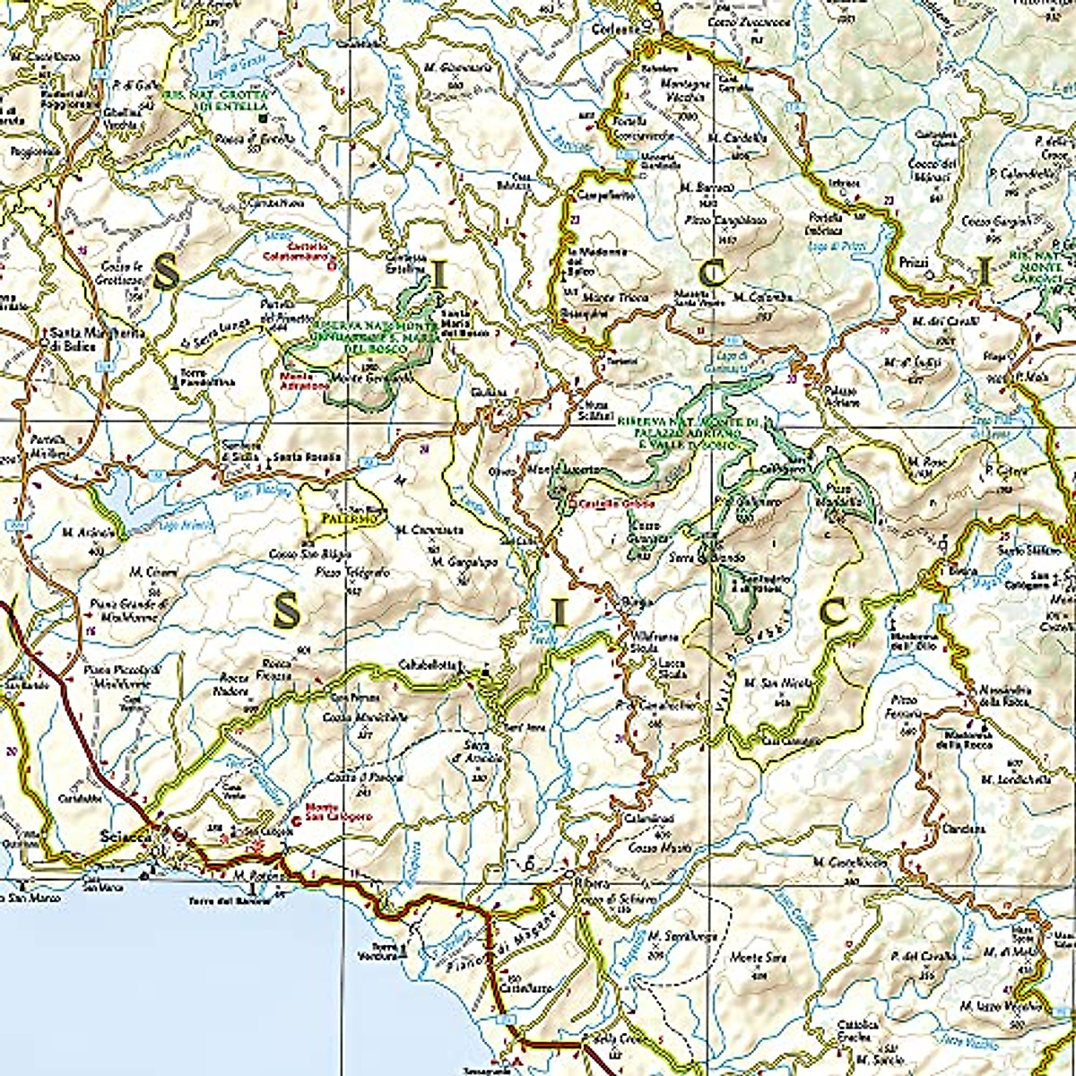 Sicily Map [Italy] (National Geographic Adventure Map, 3310)