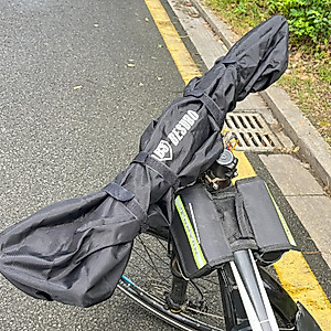 Besudo Handlebar Cover Ebike Transport Protection - Handlebar Protective Cover Handlebar Hood Handlebar Cover for Bicycle - Bicycle Cover for Rear Rack Handlebar Rain Protection -30-B-US