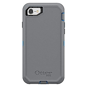 OtterBox iPhone SE 3rd & 2nd Gen, iPhone 8 & iPhone 7 (not compatible with Plus sized models) Defender Series Case - MARATHONER, rugged & durable, with port protection, includes holster clip kickstand