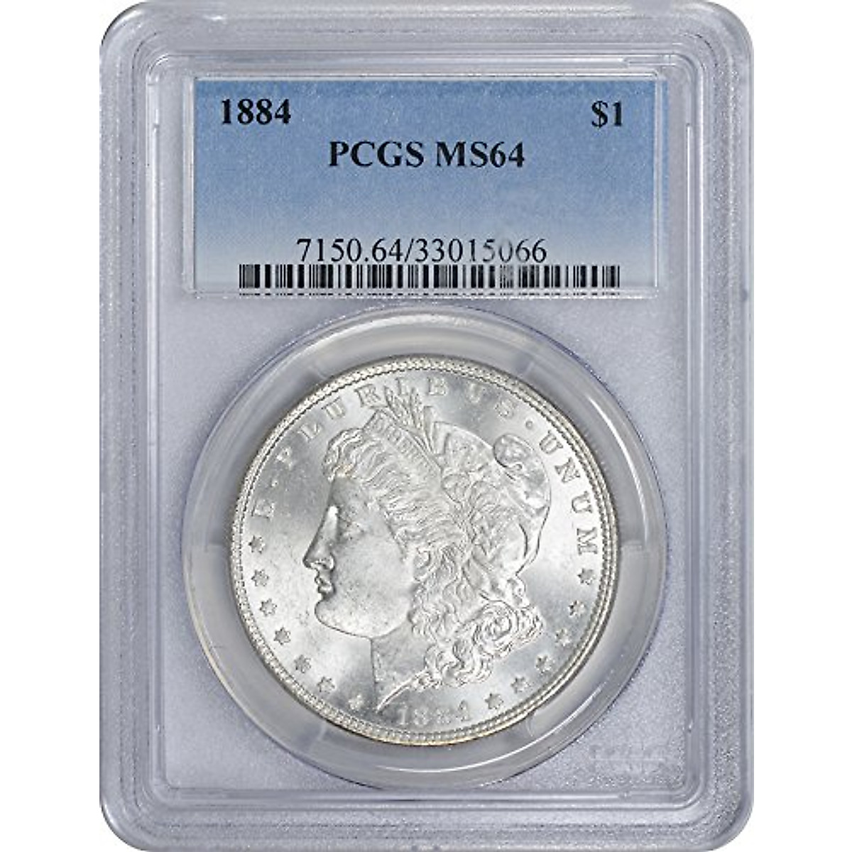 1884-P Morgan Silver Dollar, MS64, PCGS