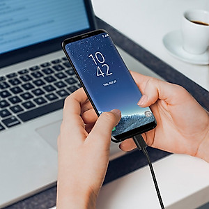 Belkin USB-IF Certified 2.0 USB-A to USB-C (USB Type C) Charge Cable, 6 Feet / 1.8 Meters, Black