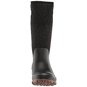 Bogs Womens Whiteout Boot Snow, Faded Print-Black, 10