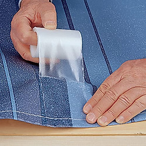Life Safe Awning Repair Tape, RV and Marine, Repairs Rips, Tears & Punctures To Awnings, Canvas, Rain Wear, Tents, Knapsacks & Pool Covers, Transparent, 3 inch X 15 ft, RE3848