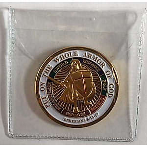 United States Marine Corps Challenge Coin Put On TheWhole Armor of God