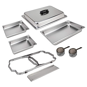 Sterno Old Version Chafer Set, 8 quart, Silver