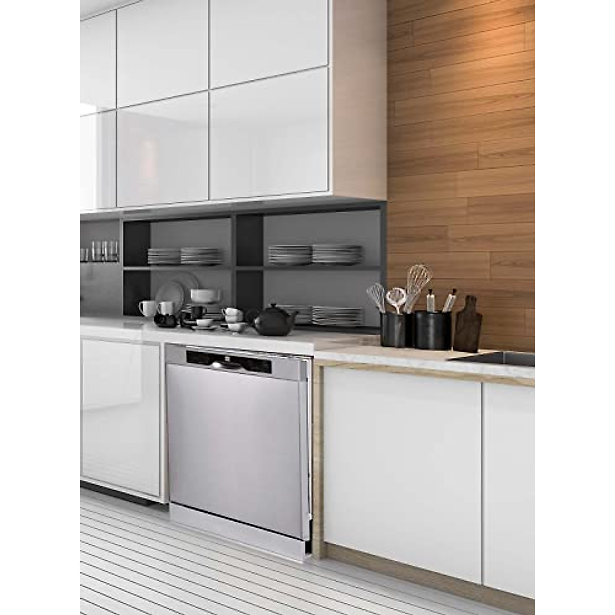 RCA RZ0842 Front Control-Built in FULLSIZE Dishwasher, 57 DBA, Stainless Steel, 24” WIDE, Stainless