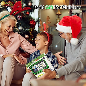 Contixo Kids Tablet V10, 7-inch HD, Ages 3-7, Toddler Tablet with Sleeve Bag Bundle, Learning Tablet Set for Children - Green