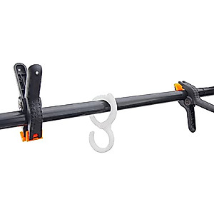 Rrina 10Pcs Windproof Hook, Hanging Hooks, Multi-Purpose Hanging Hooks Hangers,Table Edge Hook,Hook Clip,Hanging Clips Hook