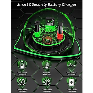 Rechargeable Battery Pack for Xbox One Controller, 4 x 2000mAh Xbox One Rechargeable Battery Pack Charger, Compatible with Xbox One/S/X/Elite/Series X|S Controllers