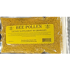 BEE POLLEN 100% Pure Natural Bee Pollen Granules 7 oz