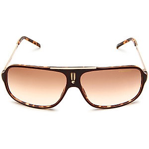 Carrera Cool/S Pilot Sunglasses, Brown Havana & Gold Frame/Brown Gradient Lens, 68 mm