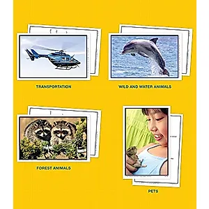 Key Education 160 Early Learning Toddler Flash Cards Ages 3+, Photographic Vocabulary Flash Cards for Toddlers, Toddler Speech Therapy Flash Cards for Preschool &amp; Kindergarten Special Learners