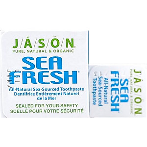 Jason Sea Fresh Strengthening Fluoride-Free Toothpaste, Deep Sea Spearmint, 6 Oz