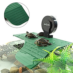 REPTI ZOO Turtle Basking Platform Baby Tortoise Climbing Ramp Shale Reptiles Dock Resting Terrace