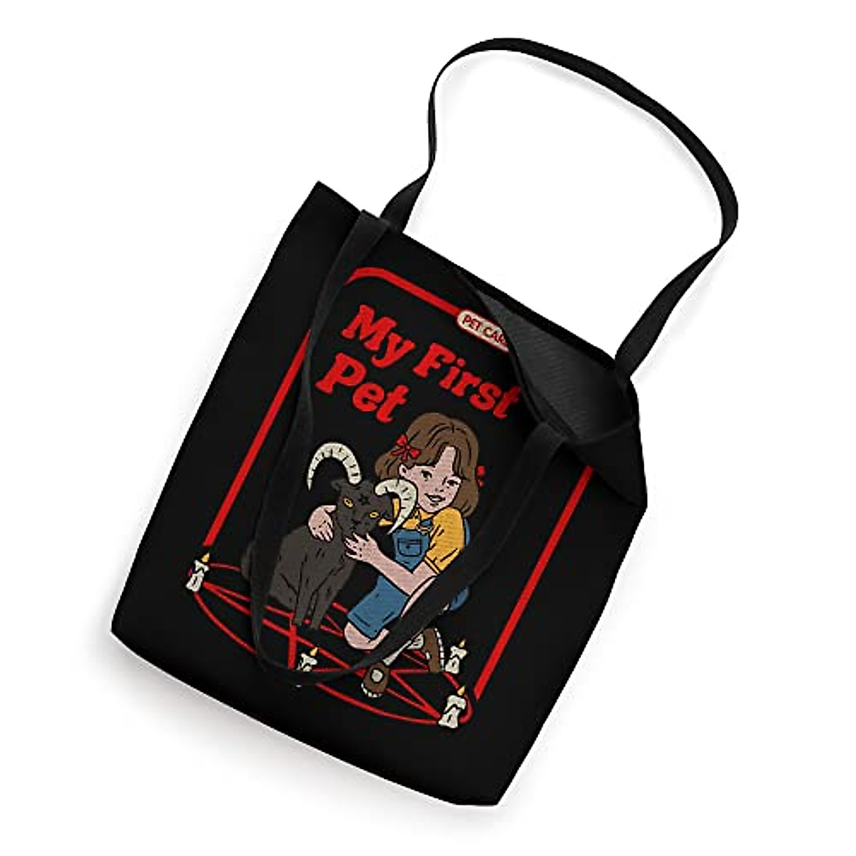 My First Pet Vintage Horror Goth Occult Childgame Tote Bag