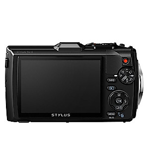Olympus STYLUS Tough TG-4 16MP 1/2.3" BSI CMOS 4608 x 3456pixels Black - Cámara digital (Compact camera, 1/2.3", BSI CMOS, 4608 x 3456 pixels, 4608 x 3456, 3264 x 2448, 2048 x 1536, 640 x 480, 1:1, 3:2, 4:3, 16:9)