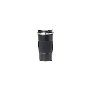 Sip+Sea Dominica 18 oz Stainless Steel Travel Coffee Mug with Flip Lid and Silicone Sleeve | Double Wall Vacuum Insulated