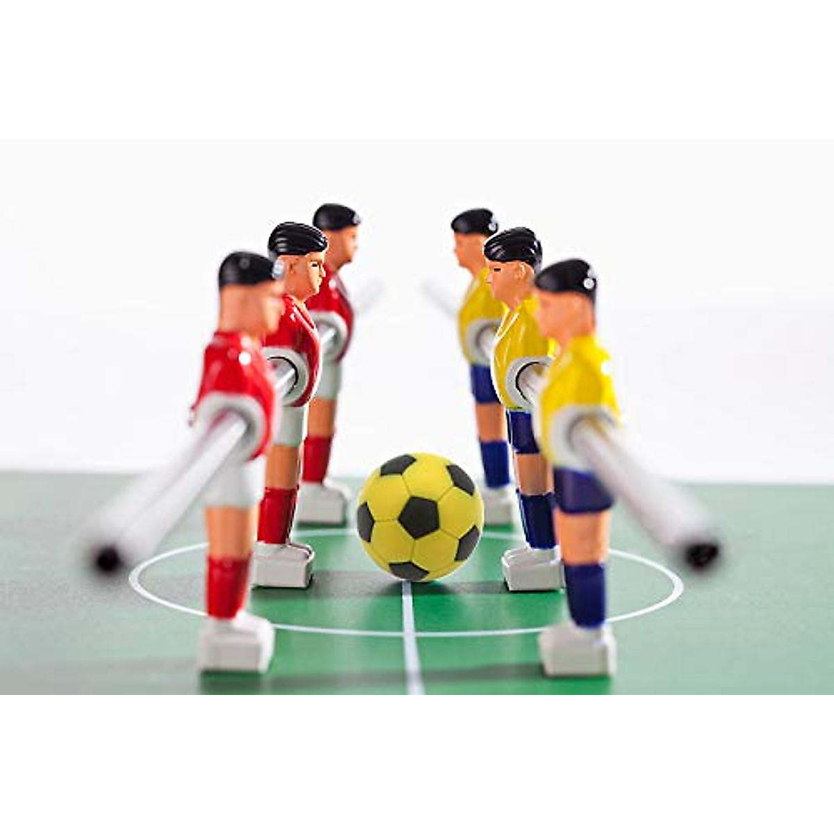 OuMuaMua 9pcs Foosball Table Balls 1.42 Inch Table Soccer Balls for Foosball Tabletop Game Foosball Accessory Replacements Multicolor World Cup Foosball