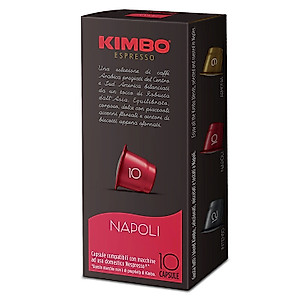 Kimbo Espresso Napoli Nespresso Capsules, 100% Arabica Coffee (Pack of 50 Capsules)