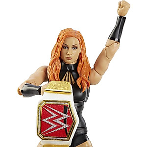 WWE Becky Lynch Elite Collection Action Figure, 6-in/15.24-cm Posable Collectible Gift for WWE Fans Ages 8 Years Old & Up