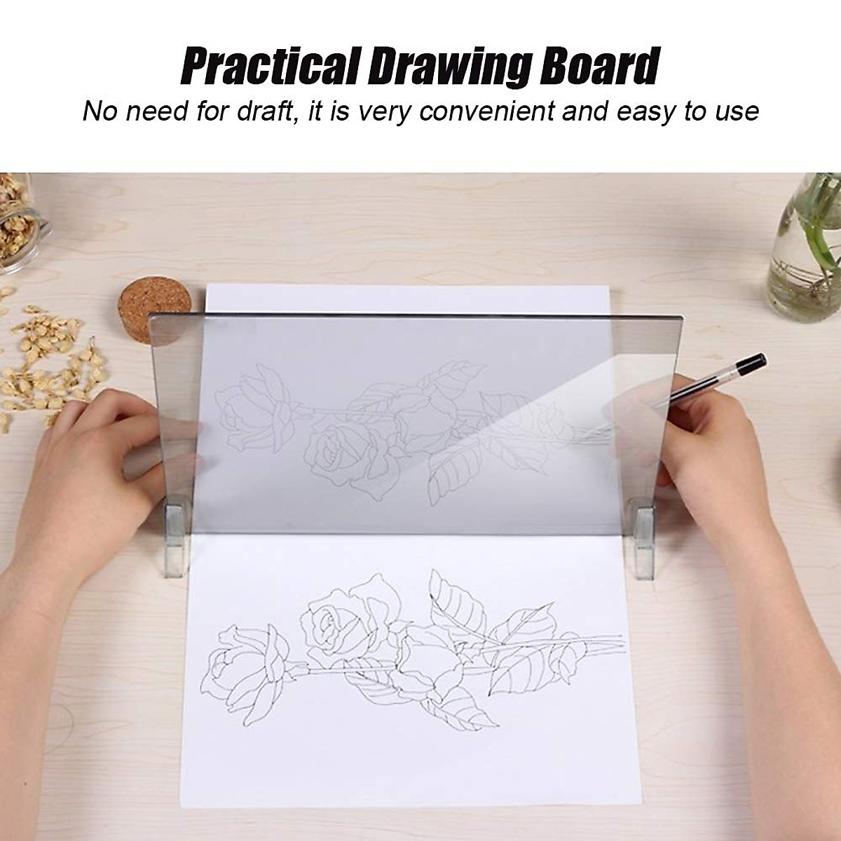Simlug Portable Optical Tracing Board, IP65 Drawing Projector, A Magic Mirror for Students Adults Artists Beginners