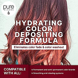 Cherry Moisturizing Color Depositing Conditioner - Brighten & Tone Faded Hair, Semi-Permanent Dye, Prevents Fade, Extends Color Service on Treated Hair, 8.5 Oz.